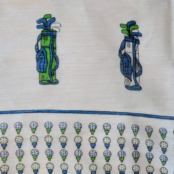 Vintage | Accessories | Vtg Mod Golf Scarf | Poshmark